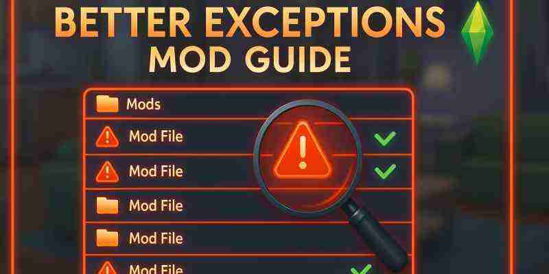 Как загрузить и использовать мод Better Exceptions в Sims 4 (2025)