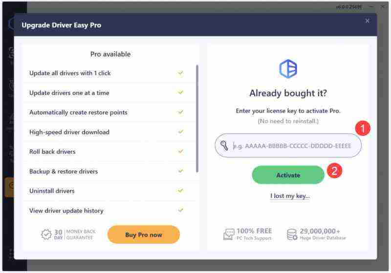 Лицензионные ключи Driver Easy Pro – октябрь 2024 г.