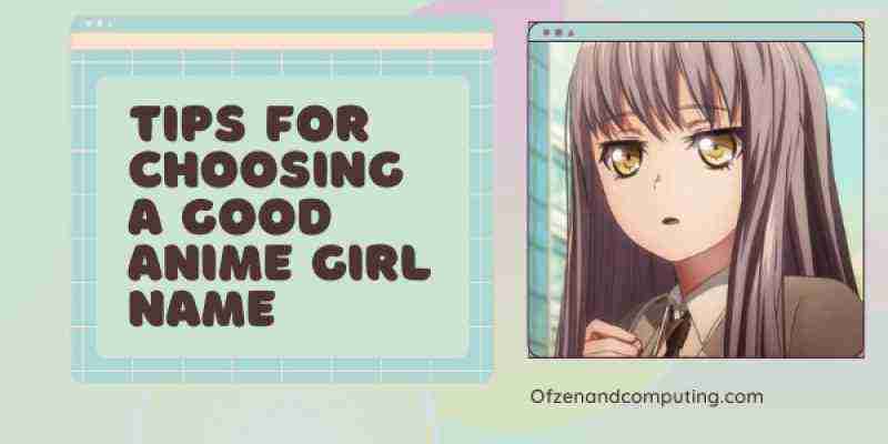 4200+ Cute Anime Girl Names With Meaning (2025) Cool Ideas