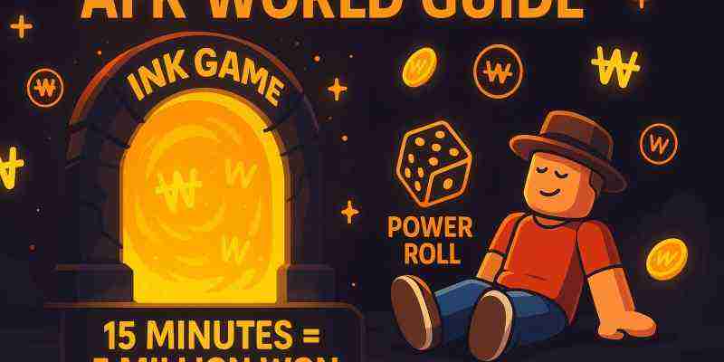 INK Game AFK World Guide (2025) Получайте 5 миллионов вон каждые 15 минут
