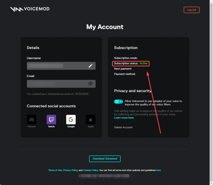 Лицензионный ключ Voicemod Pro – октябрь 2024 г.
